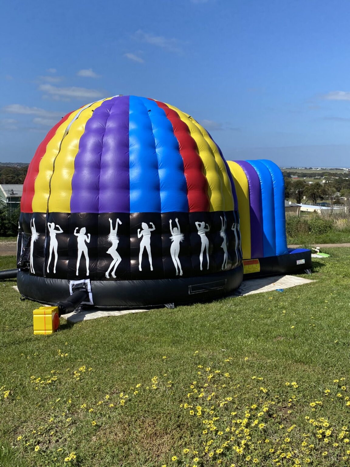 Disco Jumping Castle - All For Kids Party Hire